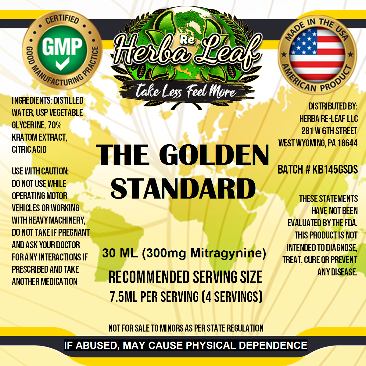 30 ML Golden Standard | Herba Releaf